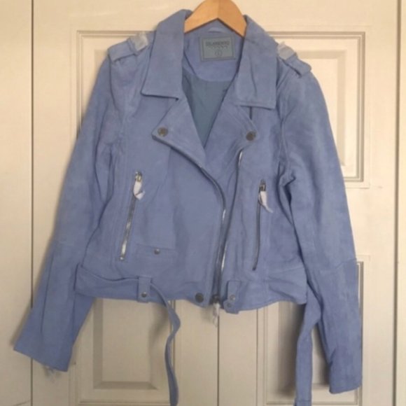 Blank NYC | Jackets & Coats | Blank Nyc Backhanded Periwinkle Blue ...